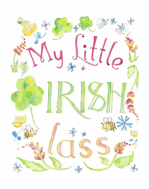My Little Irish Lass Print – Carrick Mór