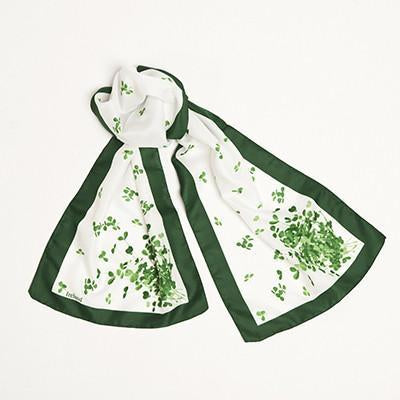 Sprig Shamrock Long Scarf – Carrick Mór