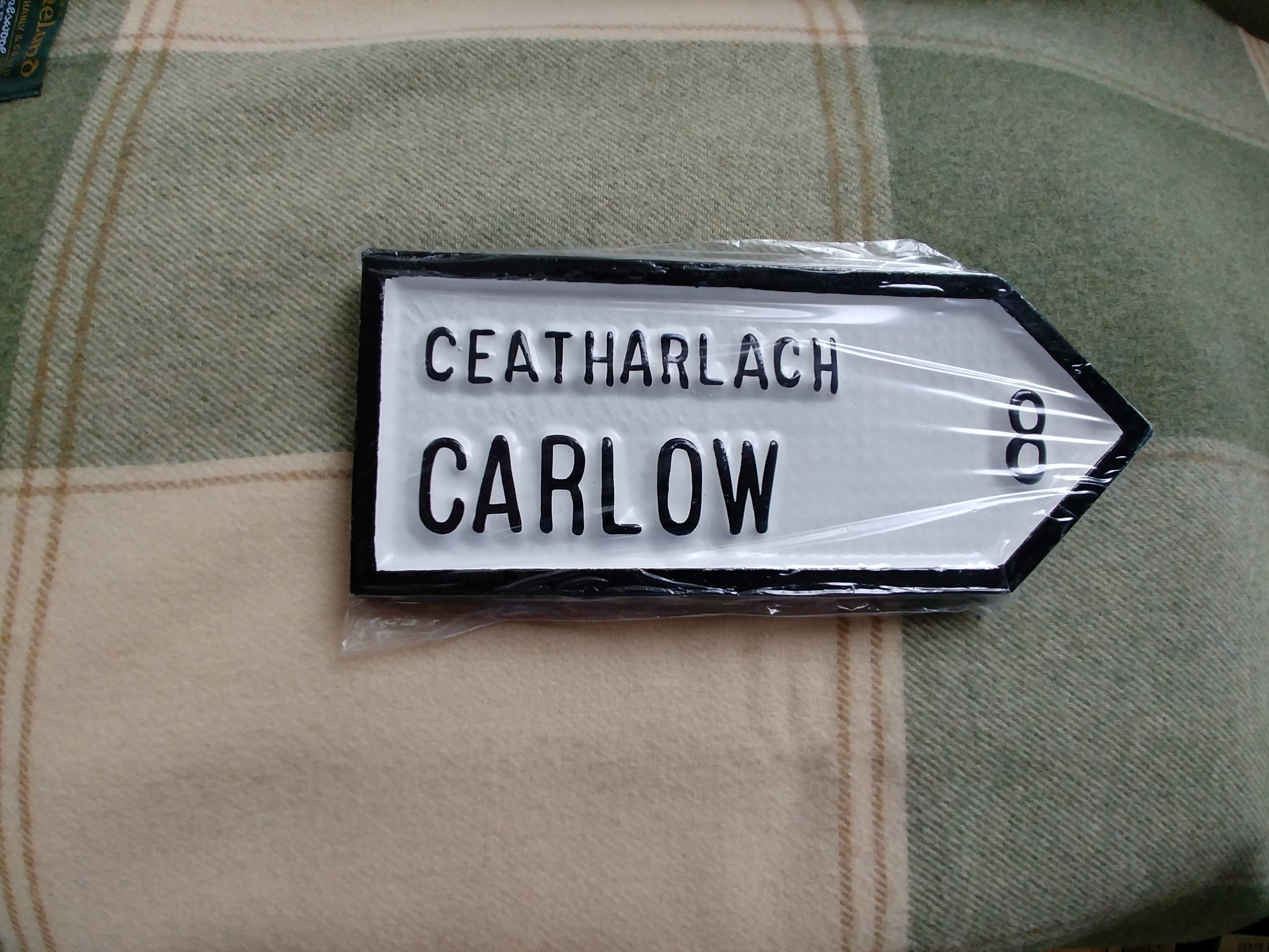 Irish Road Sign - Carlow – Carrick Mór