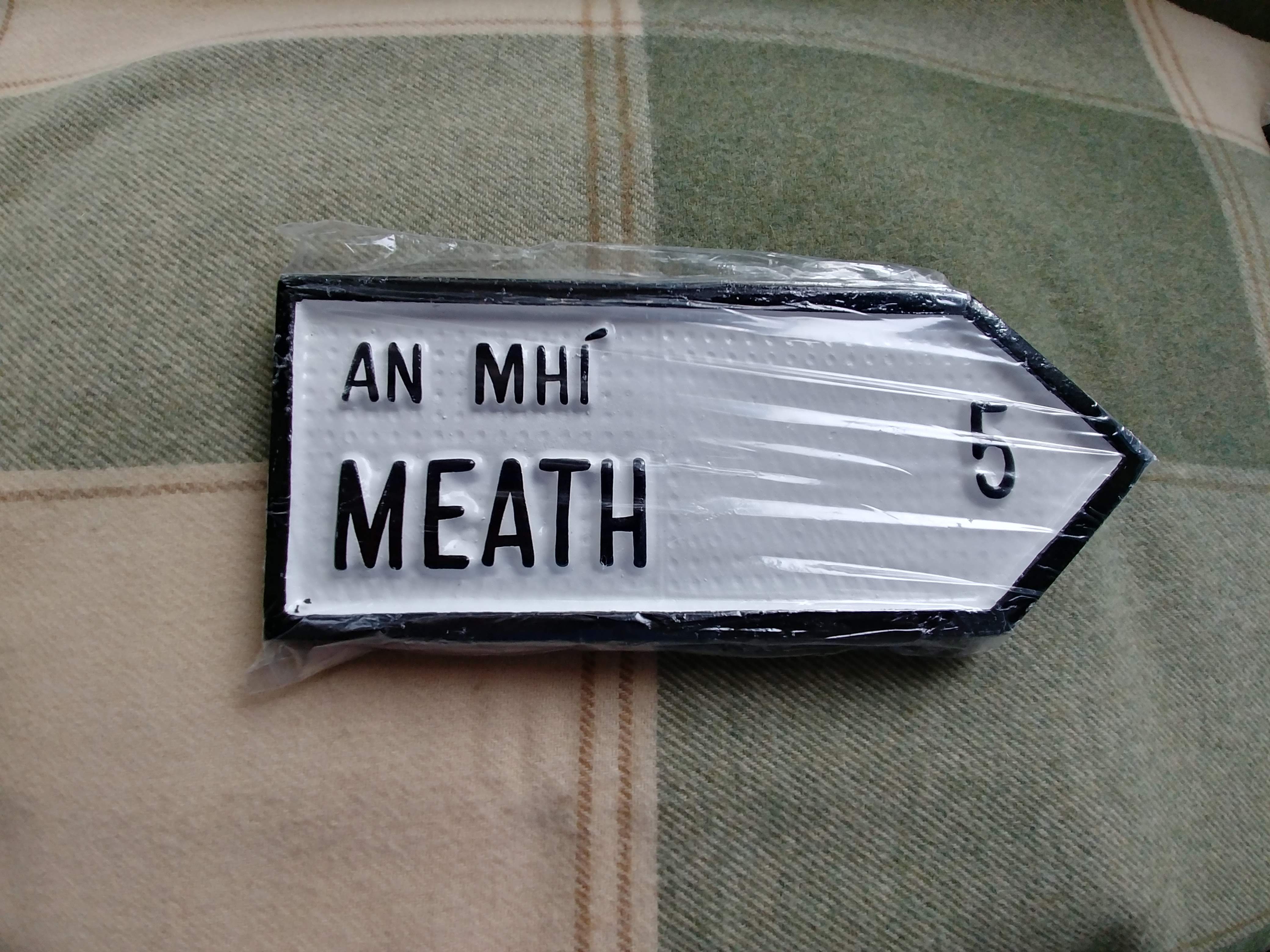 Irish Road Sign - Meath – Carrick Mór