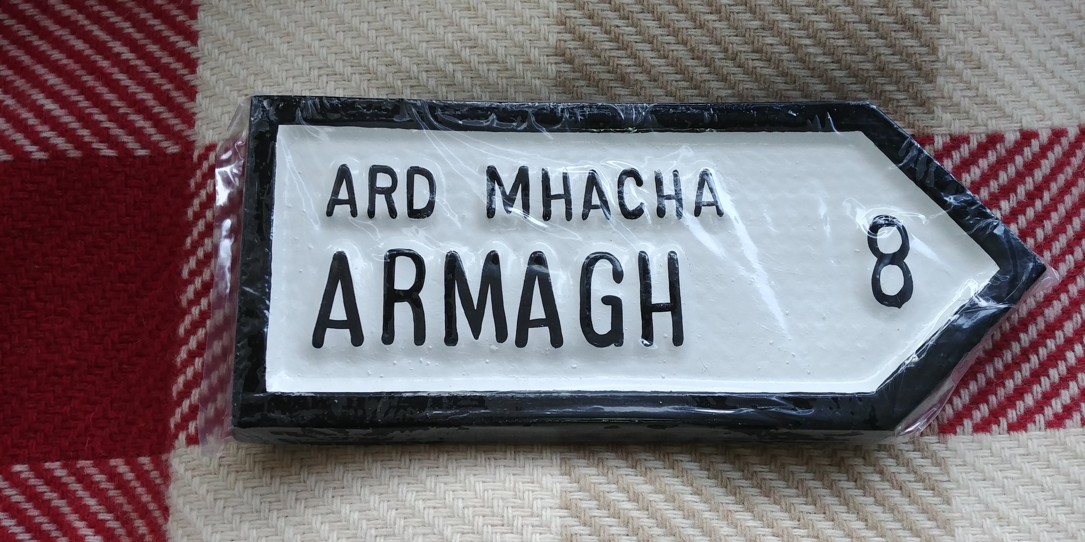 Irish Road Sign - Armagh – Carrick Mór