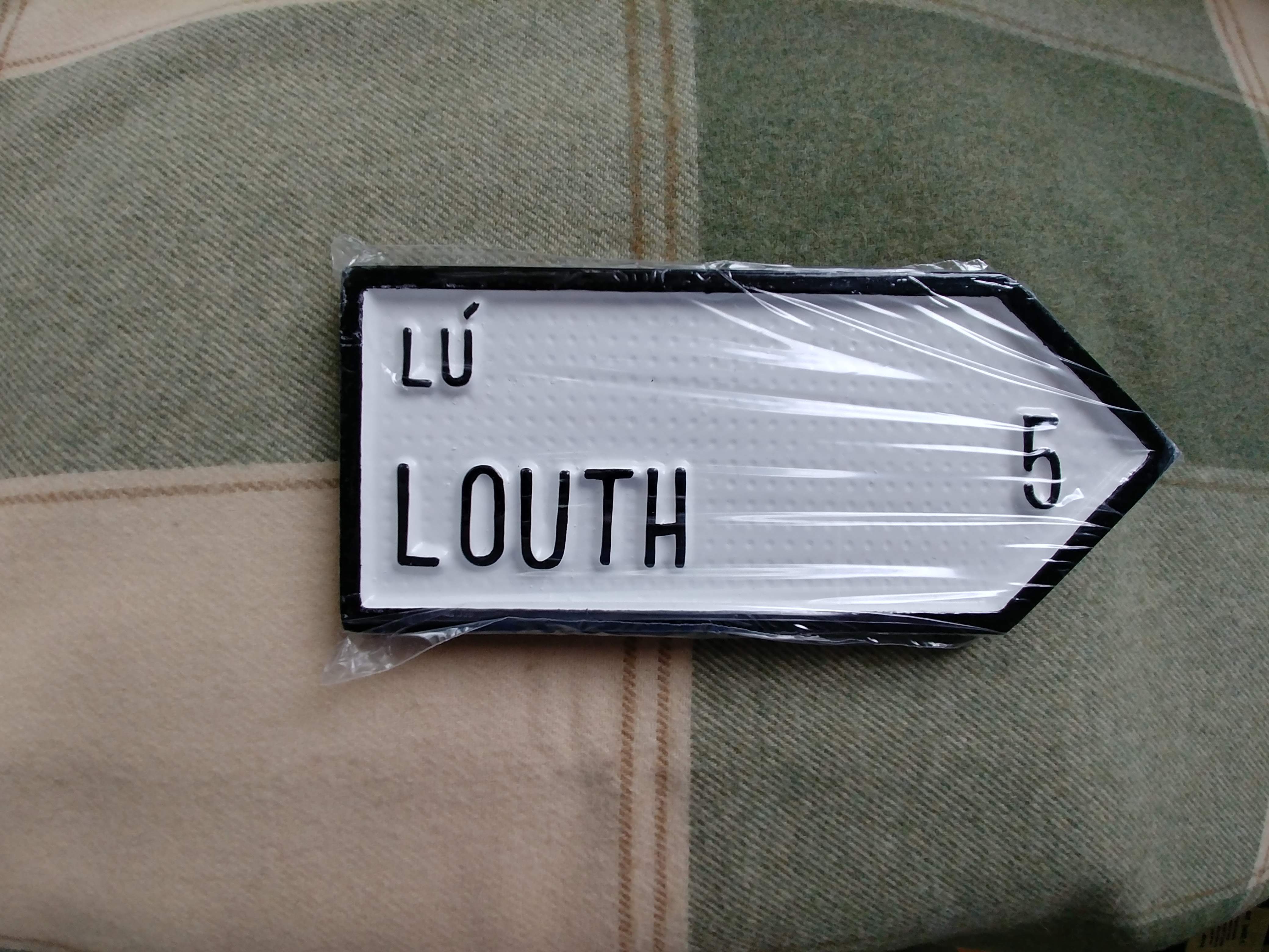 Irish Road Sign - Louth – Carrick Mór