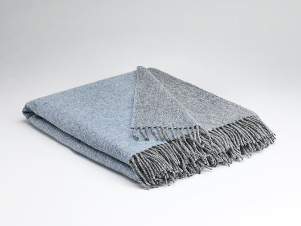 Starlight Blue Reversible Throw – Carrick Mór