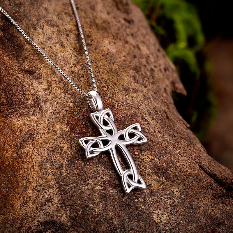 Silver Celtic Cross – Carrick Mór